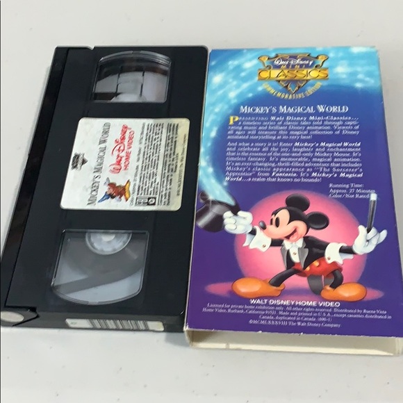 Mickey Magical World Vhs